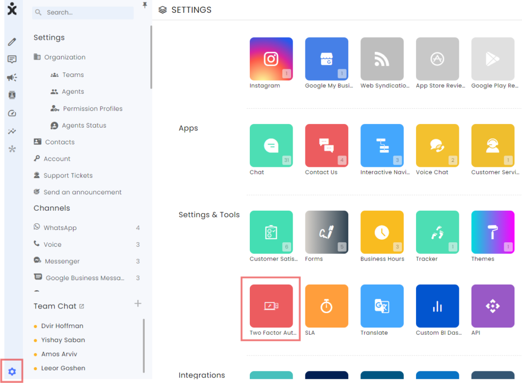 Two-Factor Authentication - CommBox