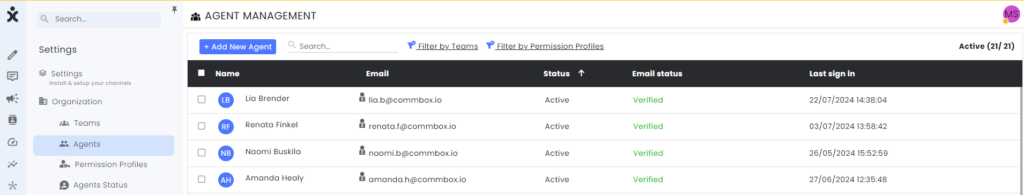 Adding a New Agent - CommBox